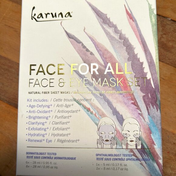 Karuna | Makeup | Karuna Face For All Face And Eye Mask 7 Piece Set ...